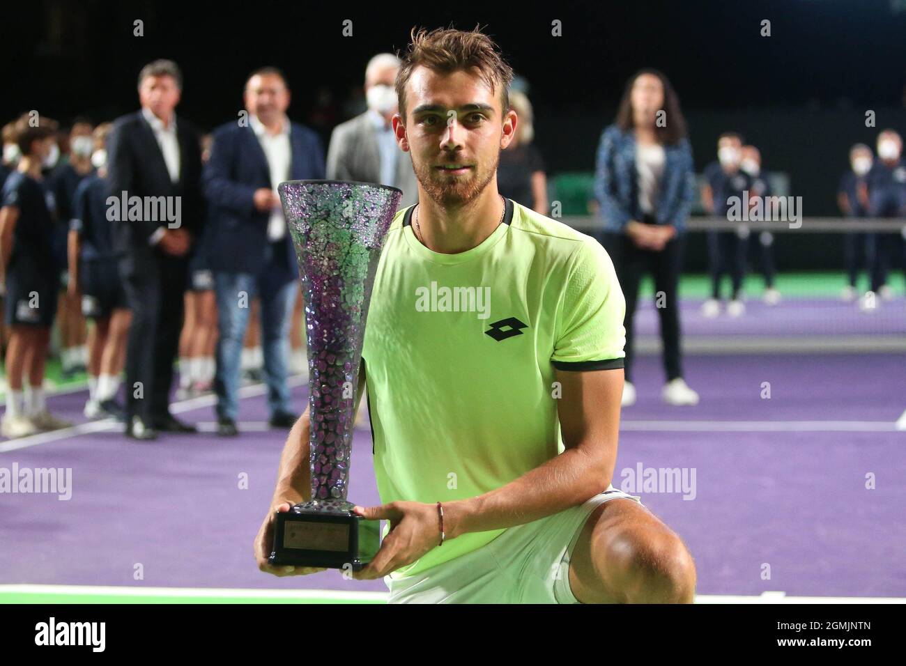 Benjamin Bonzi of France Finale during the Open de Rennes tournament on ...