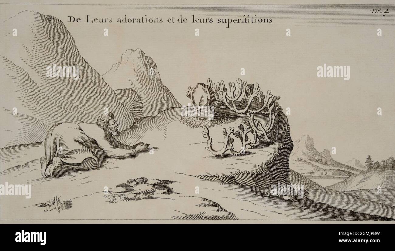 An early image of a native Laplanders' ancient superstitions and ...
