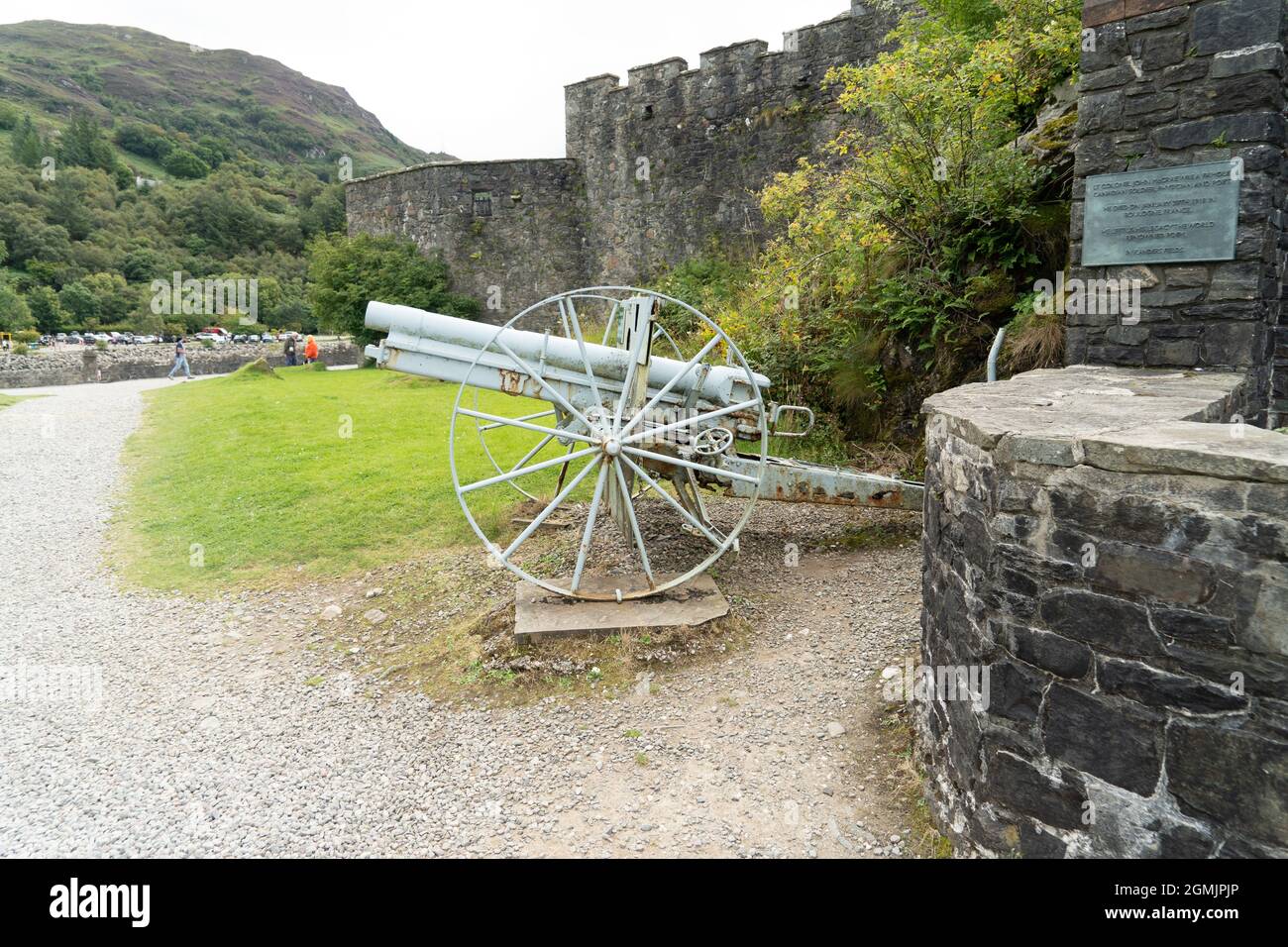 Views of the ancestral seat of the MacRae family, a feudal castle Stock ...