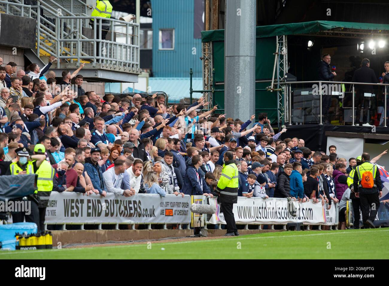 Scottish fans taunt hi-res stock photography and images - Alamy