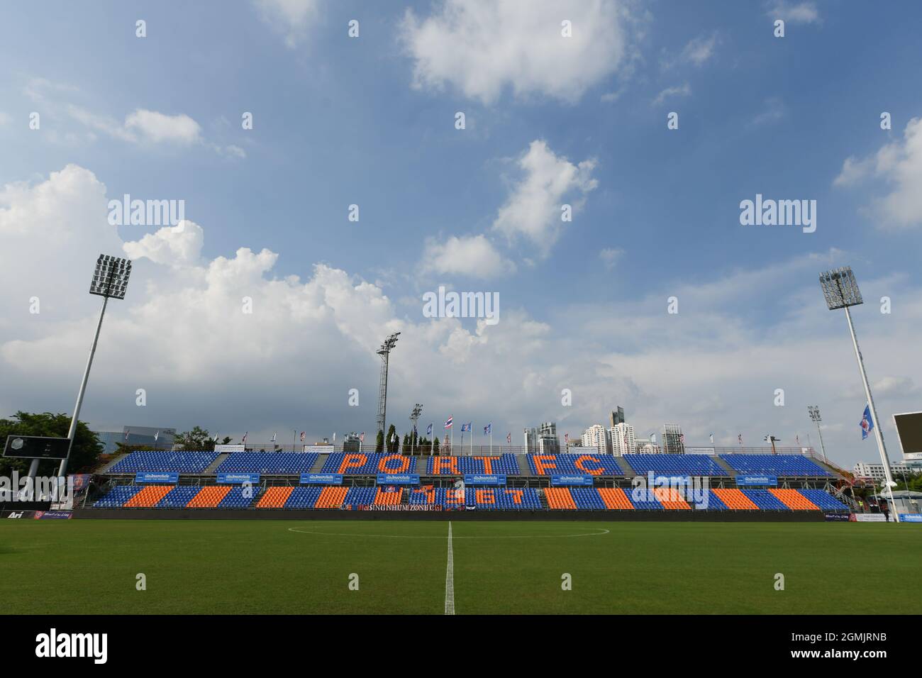 Bangkok, Thailand. 18th Sep, 2021. A view of Pat stadium before the ...