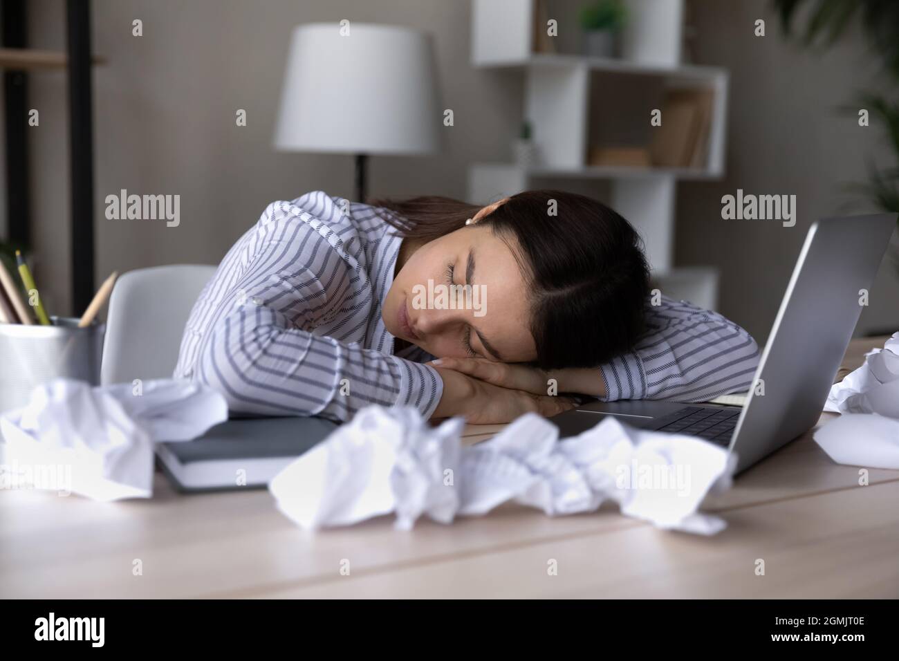 Student sleeping desk hi-res stock photography and images - Alamy