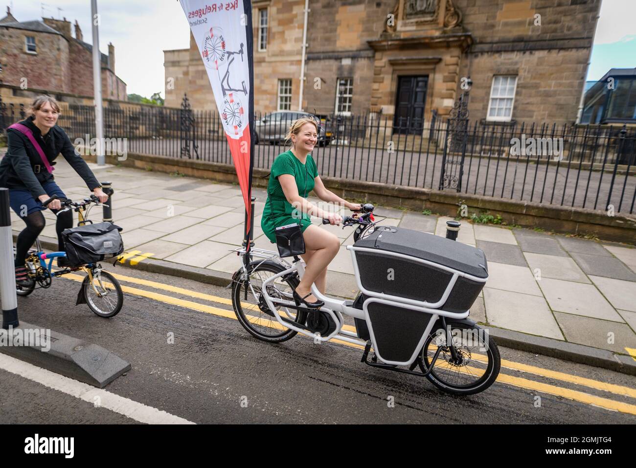 Edinburgh, Scotland. Sunday 19 September 2021. Participants at the ...