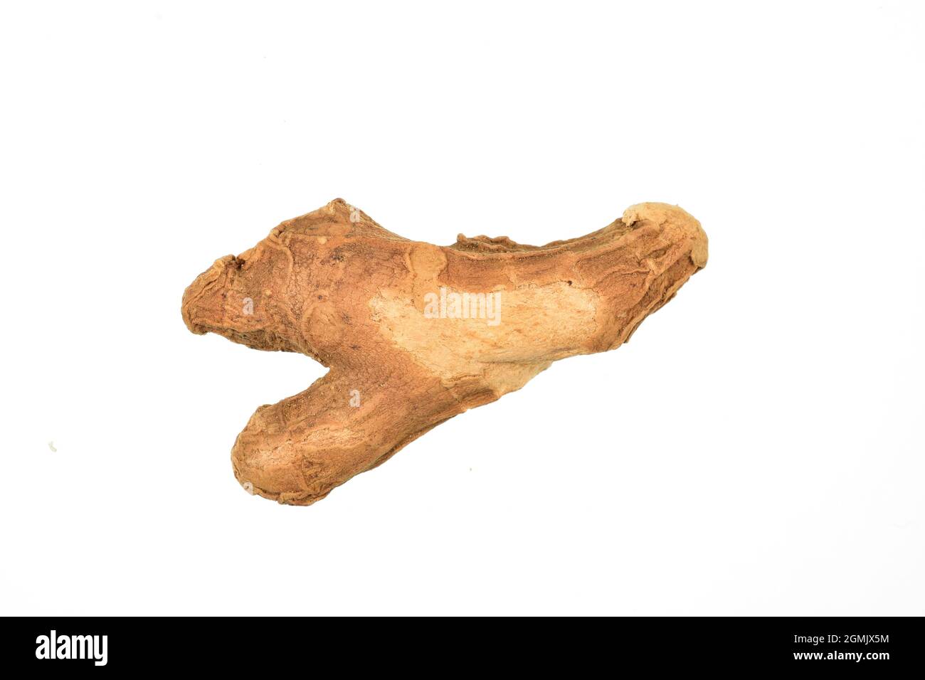 dry ginger on white background Stock Photo - Alamy