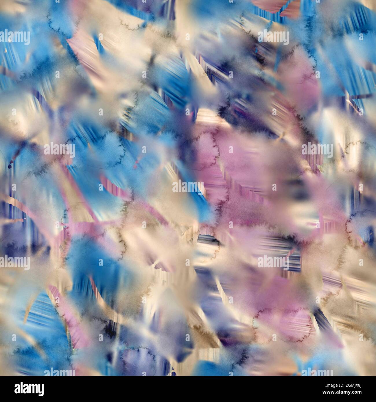 Seamless watercolor wash painting pattern swatch for surface print ...