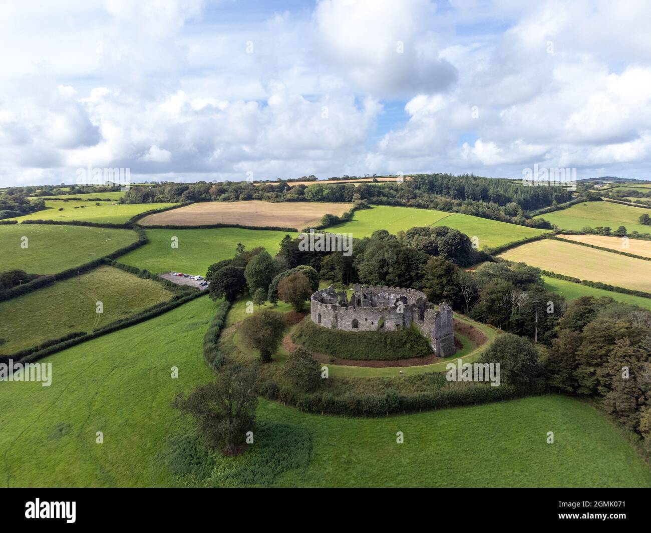 Restormel castle aerial hi-res stock photography and images - Alamy