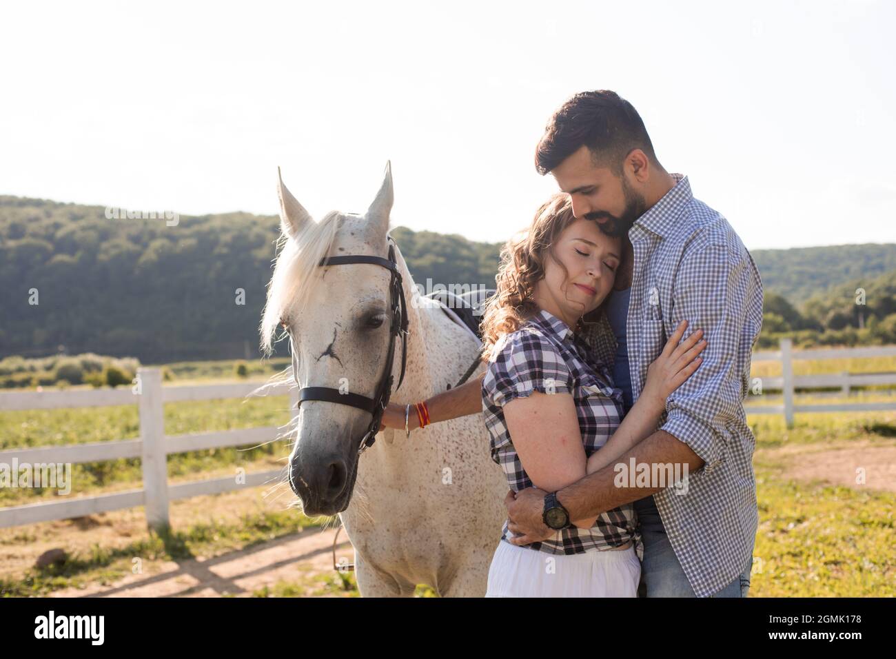 Happy romance horse hi-res stock photography and images - Alamy