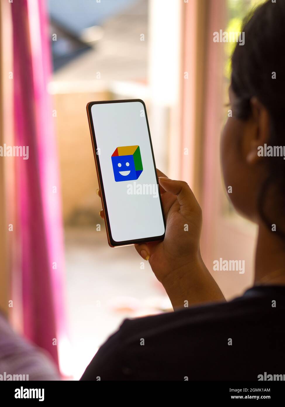 West Bangal, India - August 21, 2021 : Google Action Blocks logo on ...