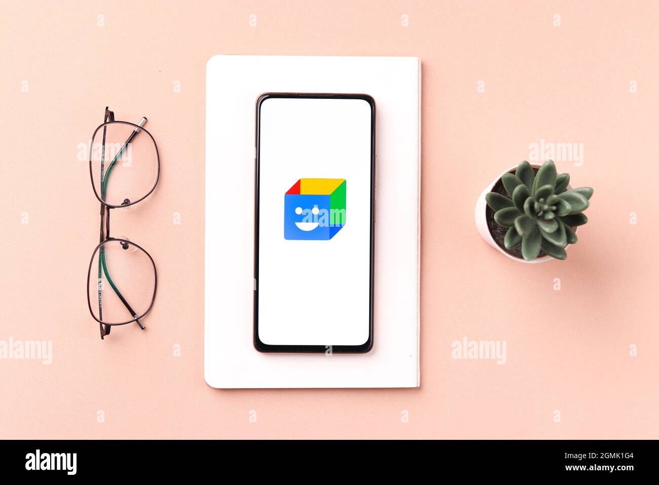 West Bangal, India - August 21, 2021 : Google Action Blocks logo on ...