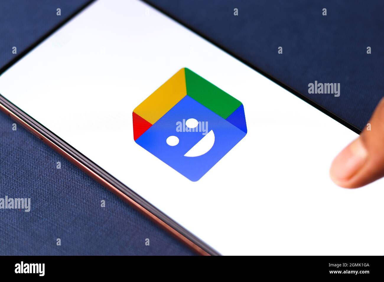 West Bangal, India - August 21, 2021 : Google Action Blocks logo on ...