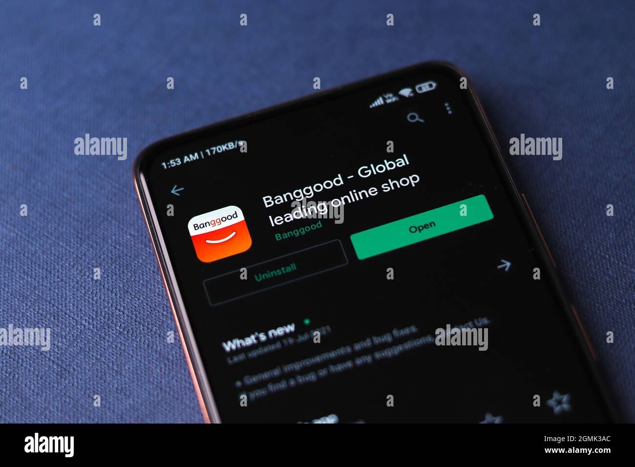 Assam, india - July 9, 2020 : Banggood a easy online shopping website ...