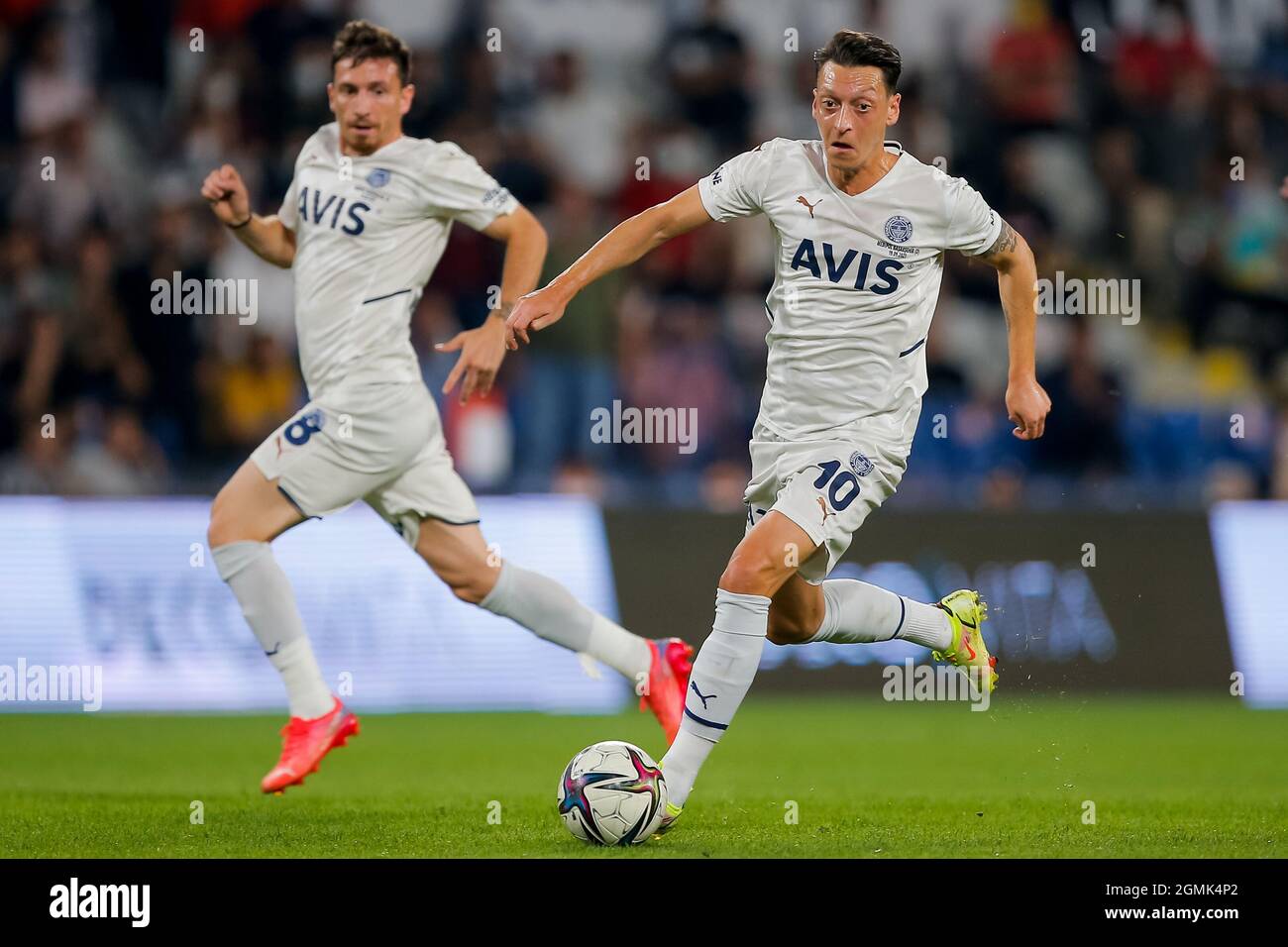 ISTANBUL, TURKEY - SEPTEMBER 19: Mesut Ozil of Fenerbahce SK during the ...