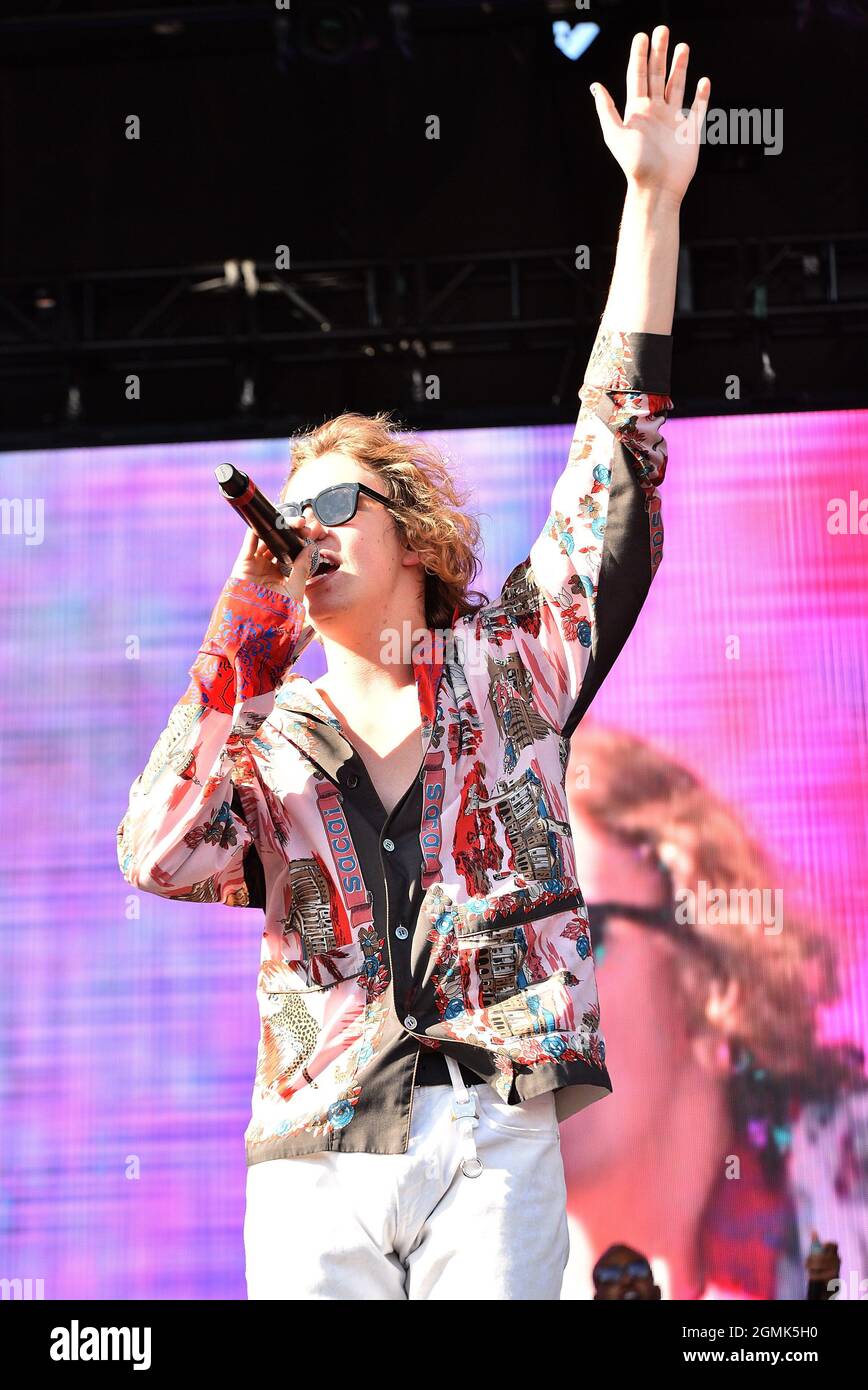 Las Vegas, USA. 18th Sep, 2021. The Kid LAROI performs on the Daytime ...