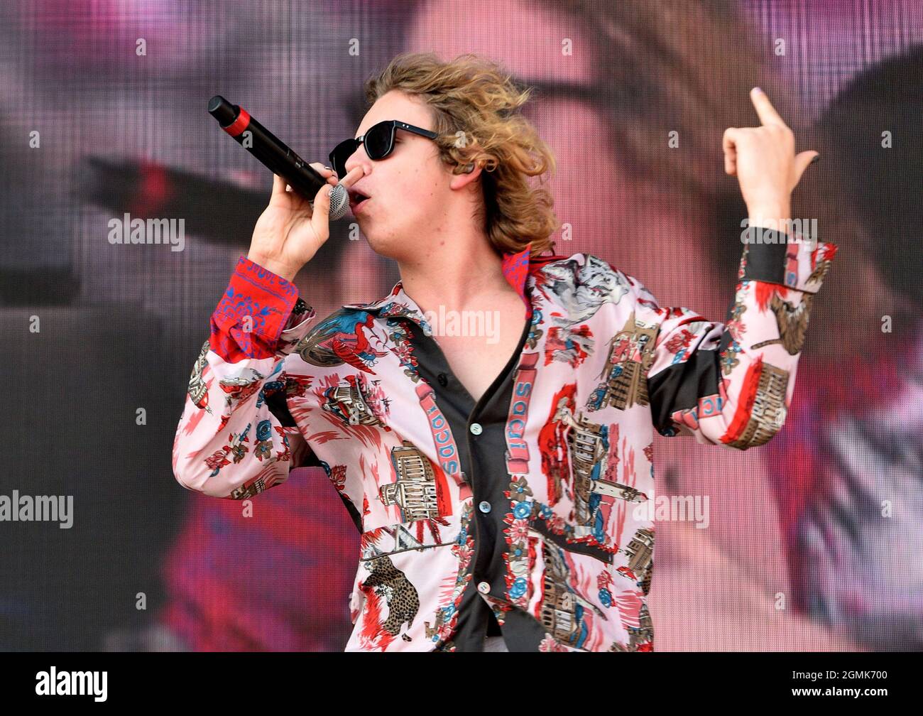 The kid laroi on stage hi-res stock photography and images - Alamy