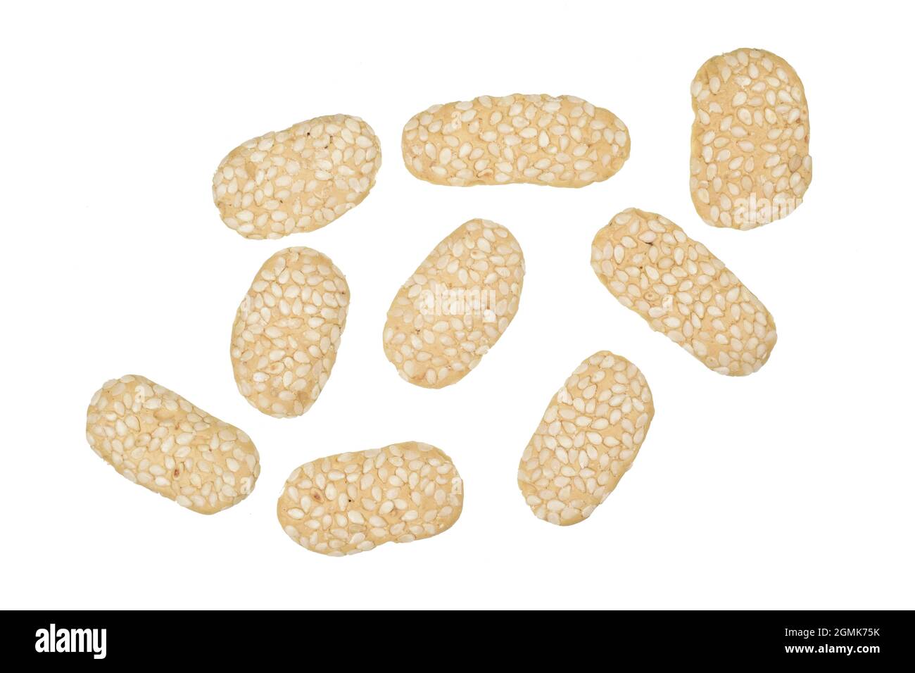 Top View of Rewari Isolated on White Background with Clipping Path ...