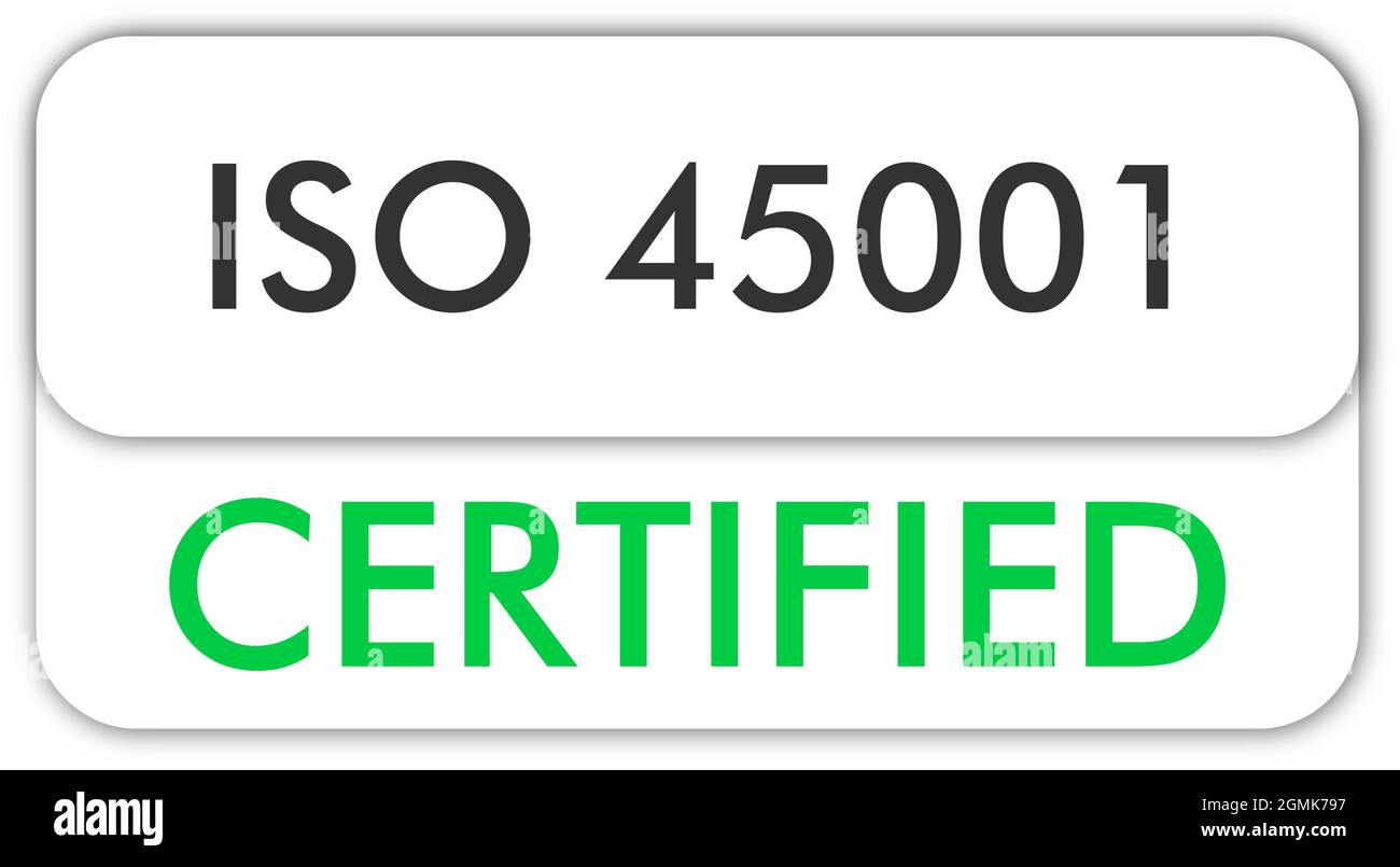 Iso 45001 stamp sign hi-res stock photography and images - Alamy