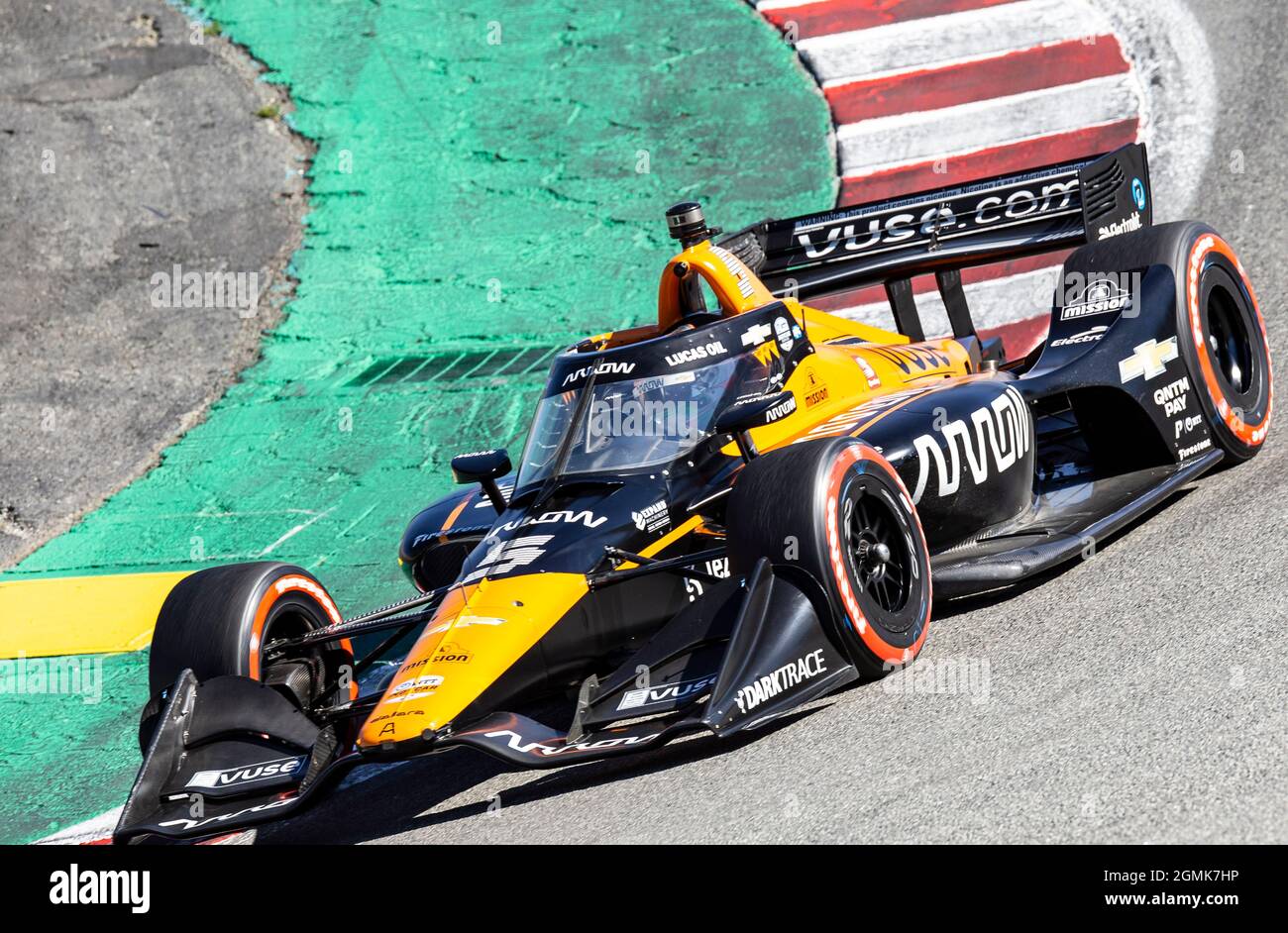 September 18 2021 Monterey, CA, U.S.A. Driver Pato OÕWard coming out of ...