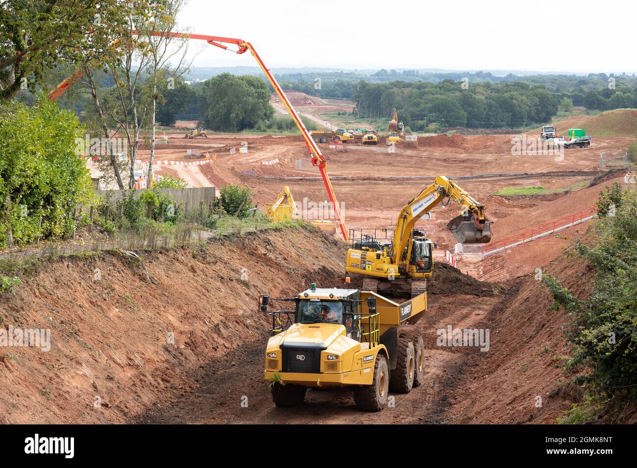 Construction work starting on the HS2 tunnel that will go under Burton ...