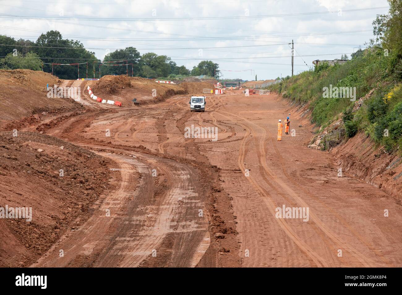Construction work starting on the HS2 tunnel that will go under Burton ...