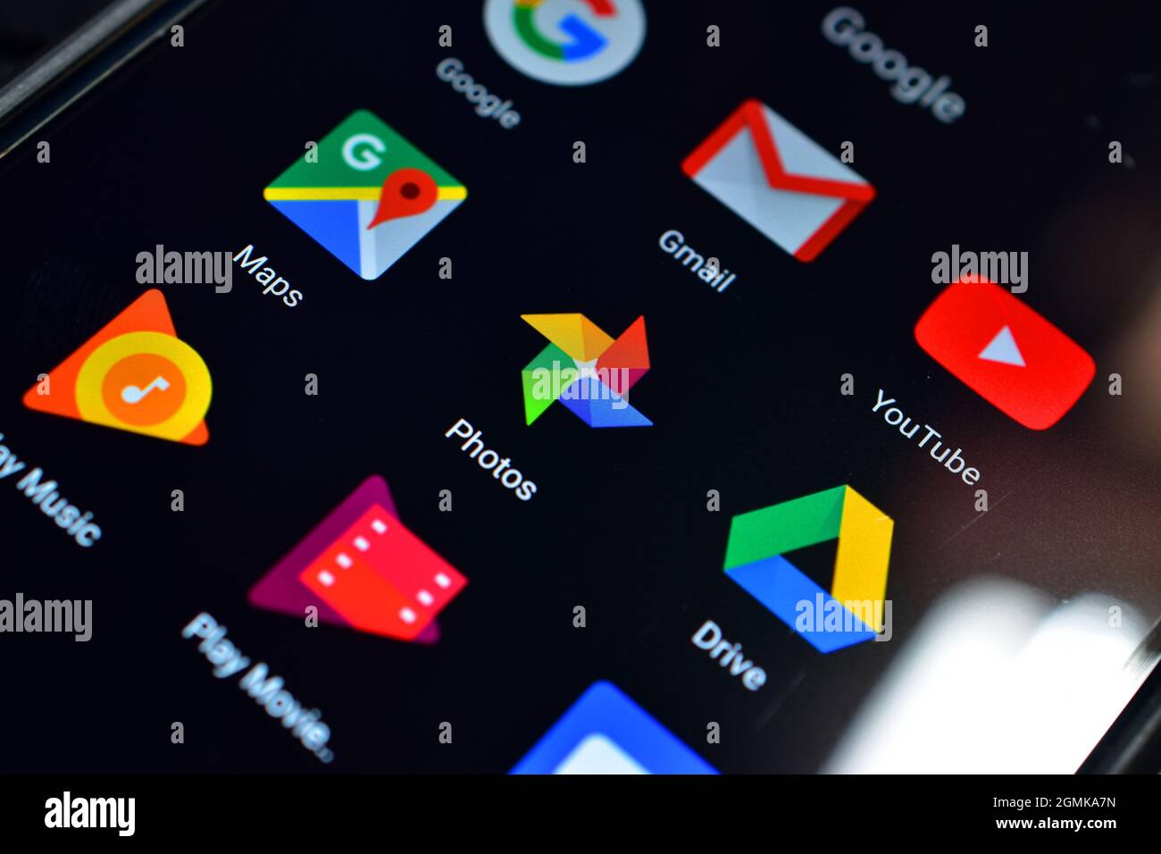 New Delhi, India - February 07, 2020: Google Applications on Smartphone ...