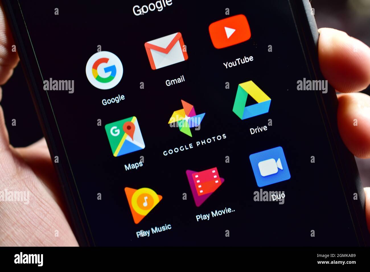 New Delhi, India - February 07, 2020: Google Applications on Smartphone ...