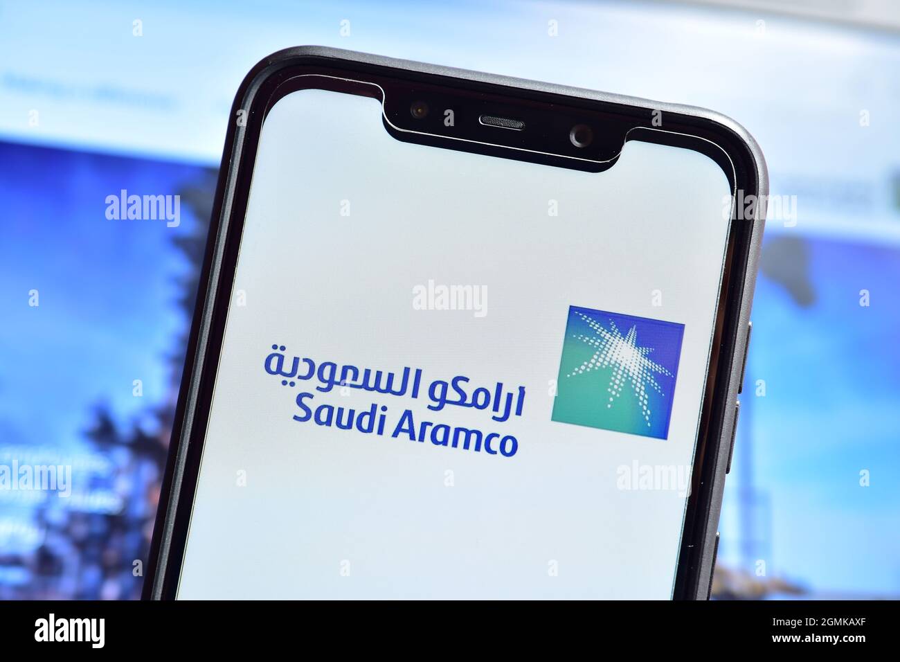 Aramco logo hi-res stock photography and images - Alamy