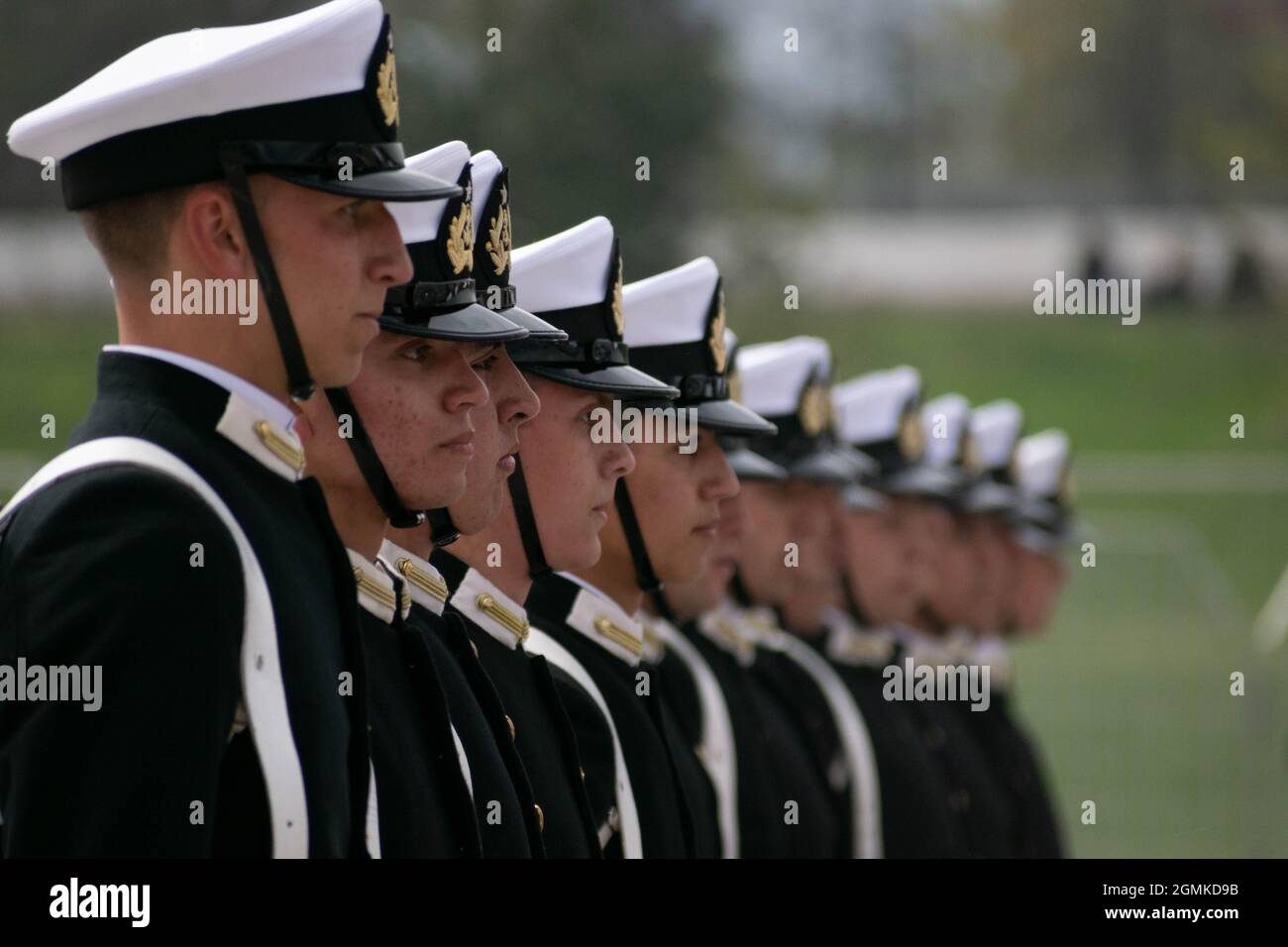 Santiago, Metropolitana, Chile. 19th Sep, 2021. Members of the Navy ...