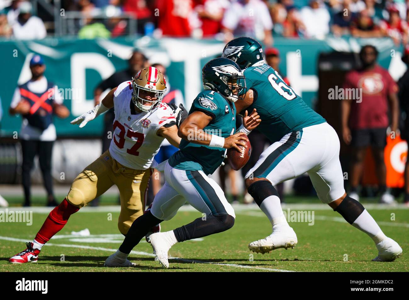 Philadelphia, Pennsylvania, USA. 19th Sep, 2021. Philadelphia Eagles ...