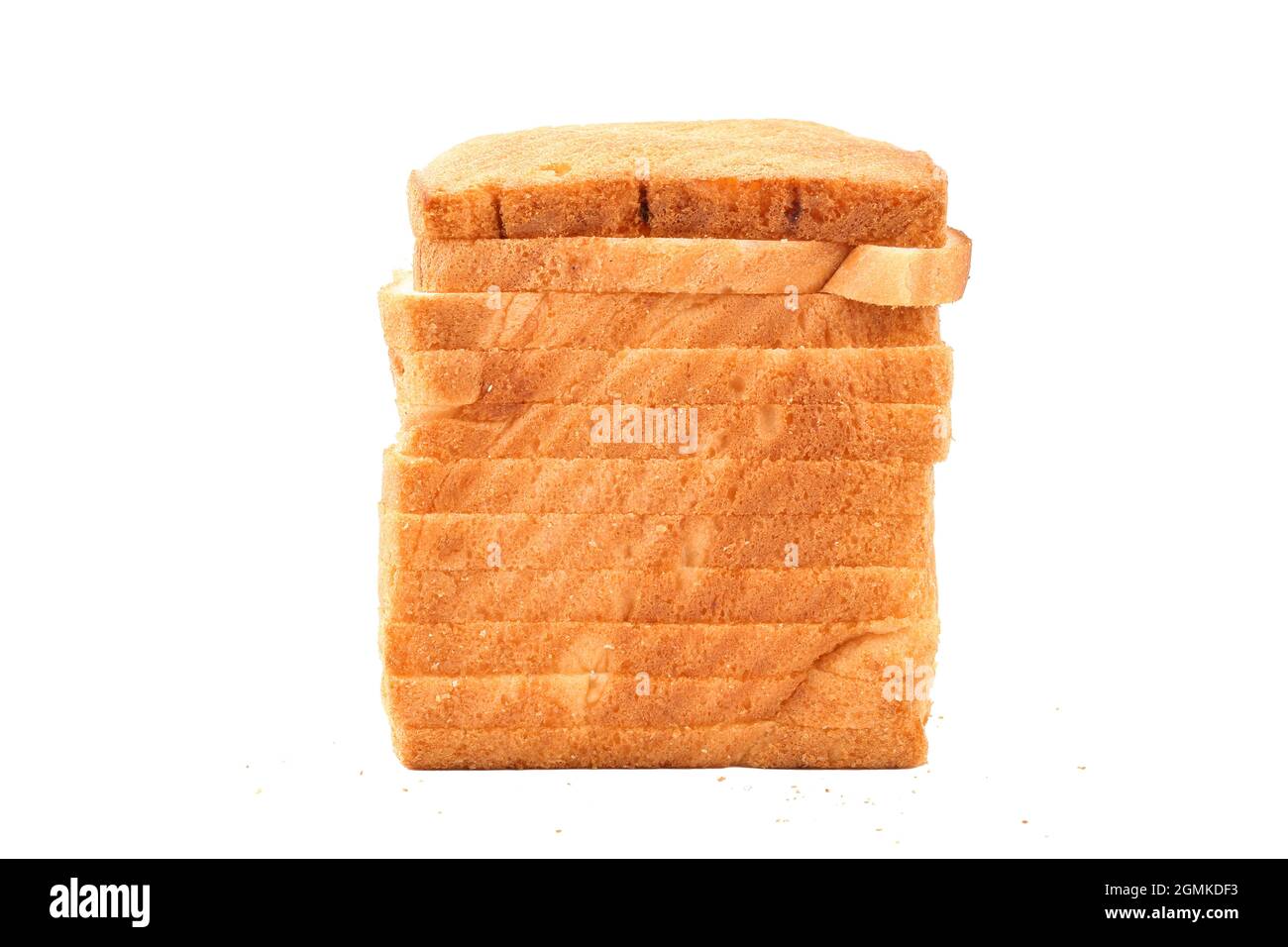 bread stack isolated on white background Stock Photo - Alamy