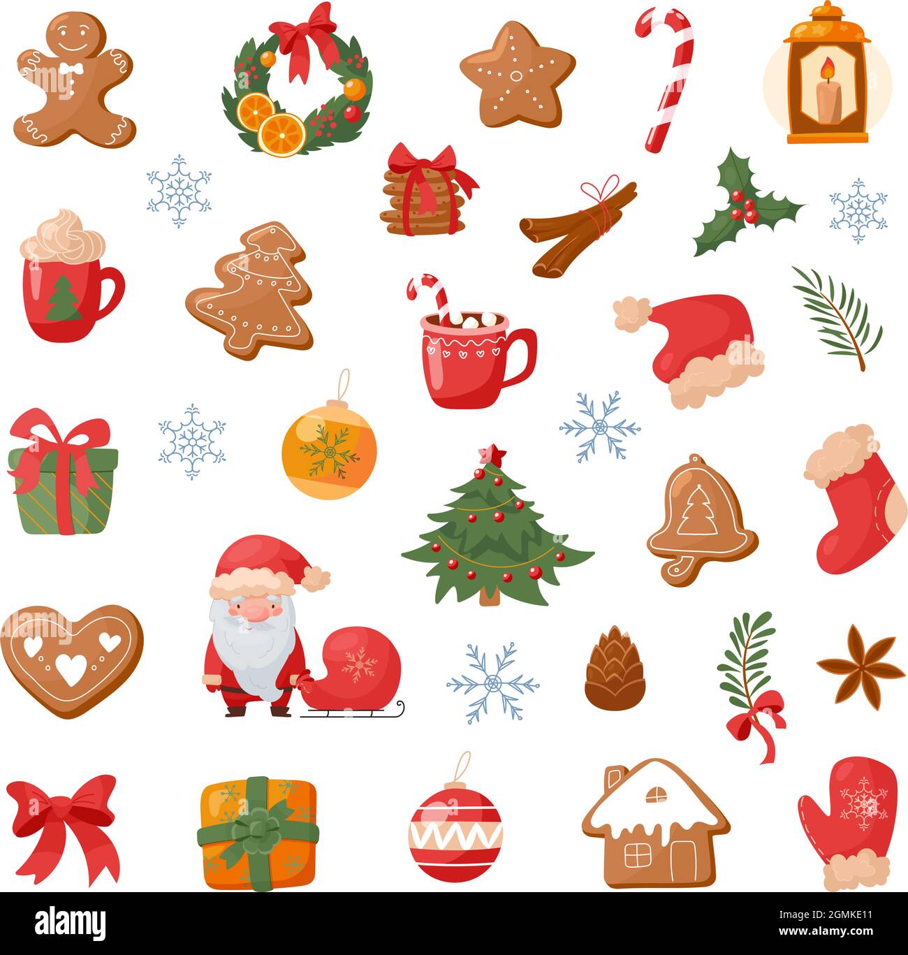 Set of vector illustrations in cartoon style. Isolated on white ...