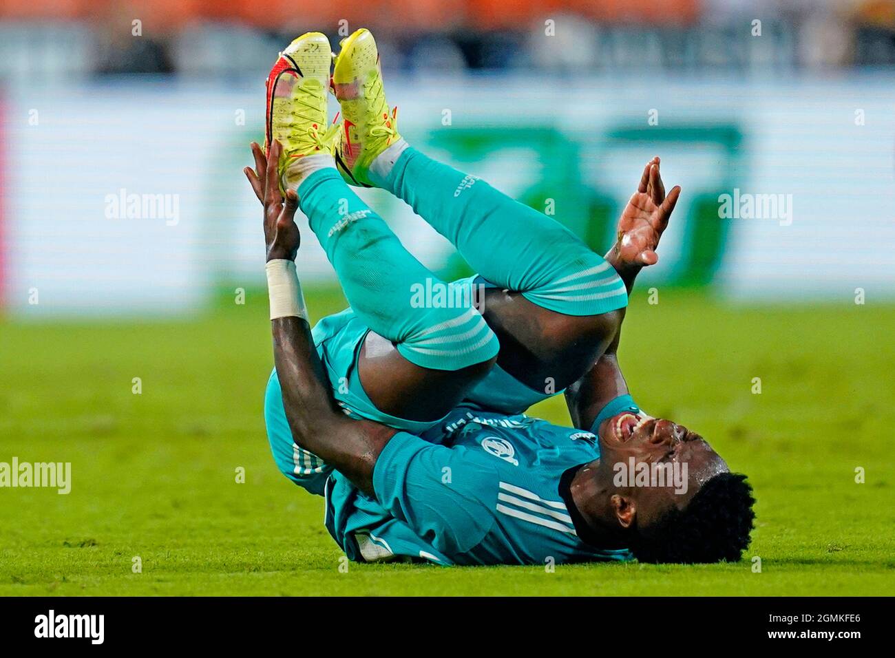 Vinicius Jr of Real Madrid during the LaLiga Santander match between ...