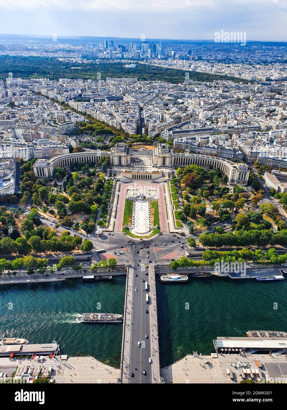 Paris view eiffel tower hi-res stock photography and images - Alamy