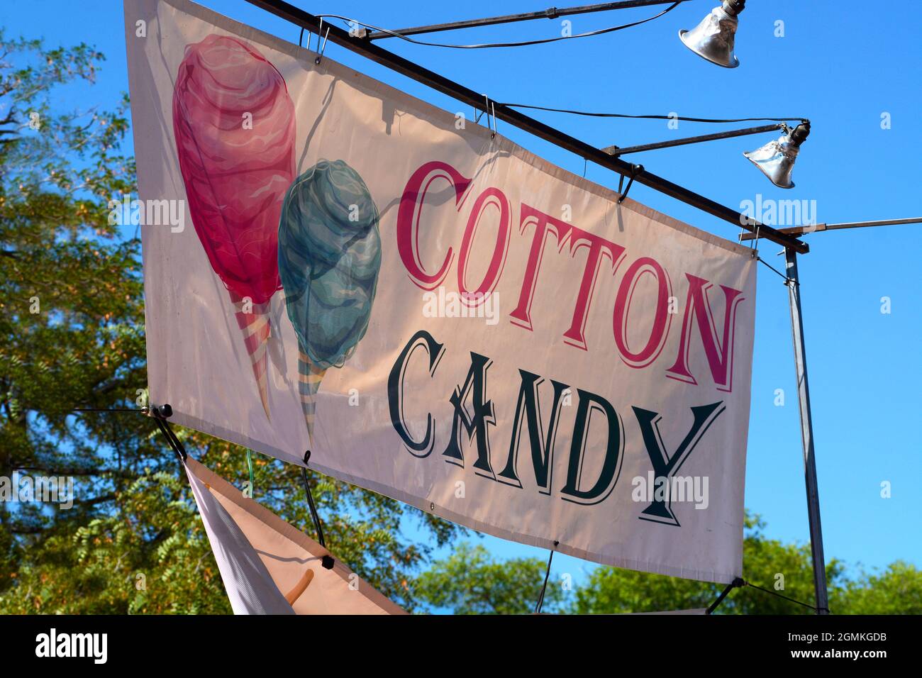 Vintage Cotton Candy Sign