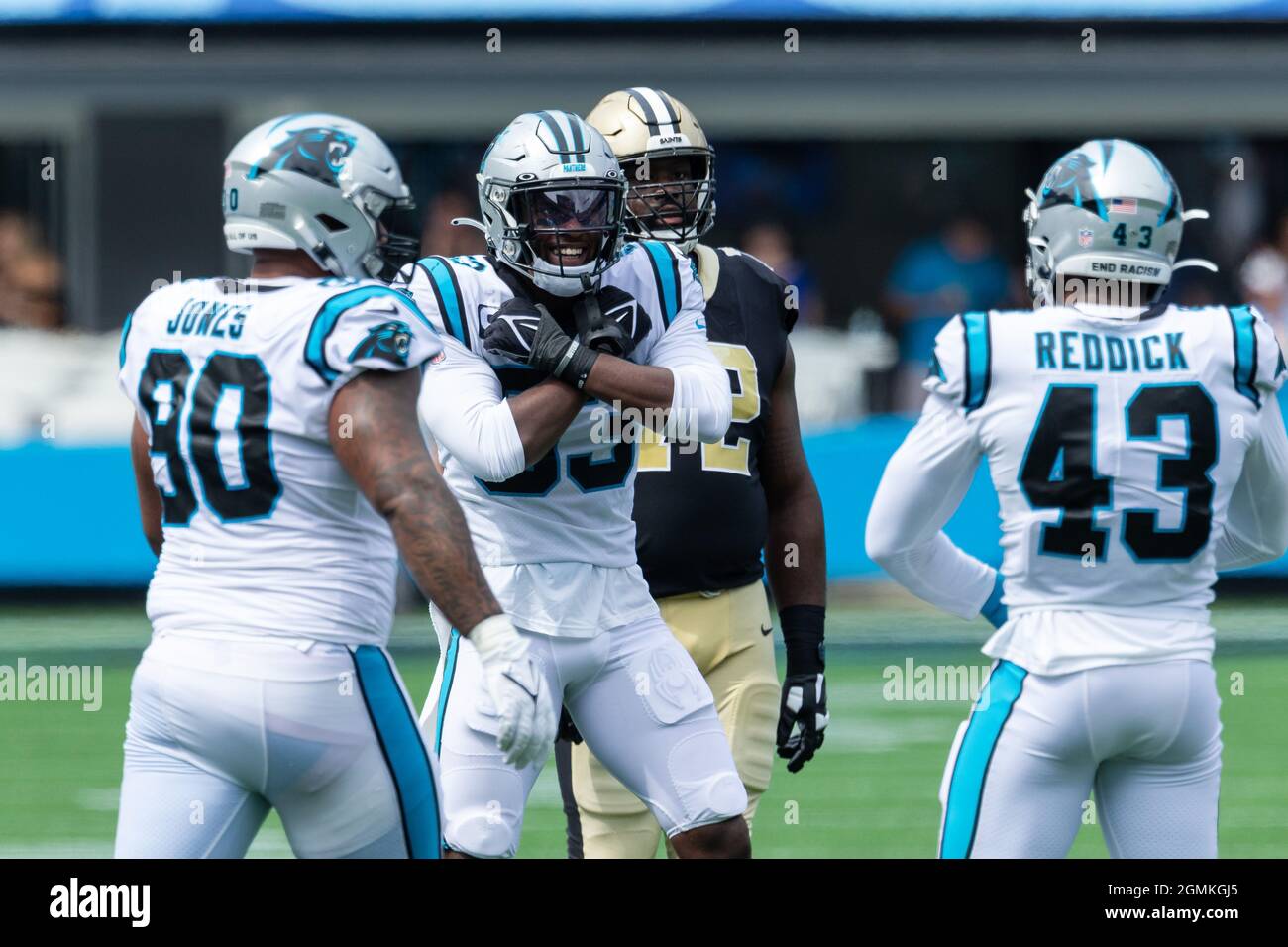 September 19, 2021: Carolina Panthers defensive end Morgan Fox (91 ...