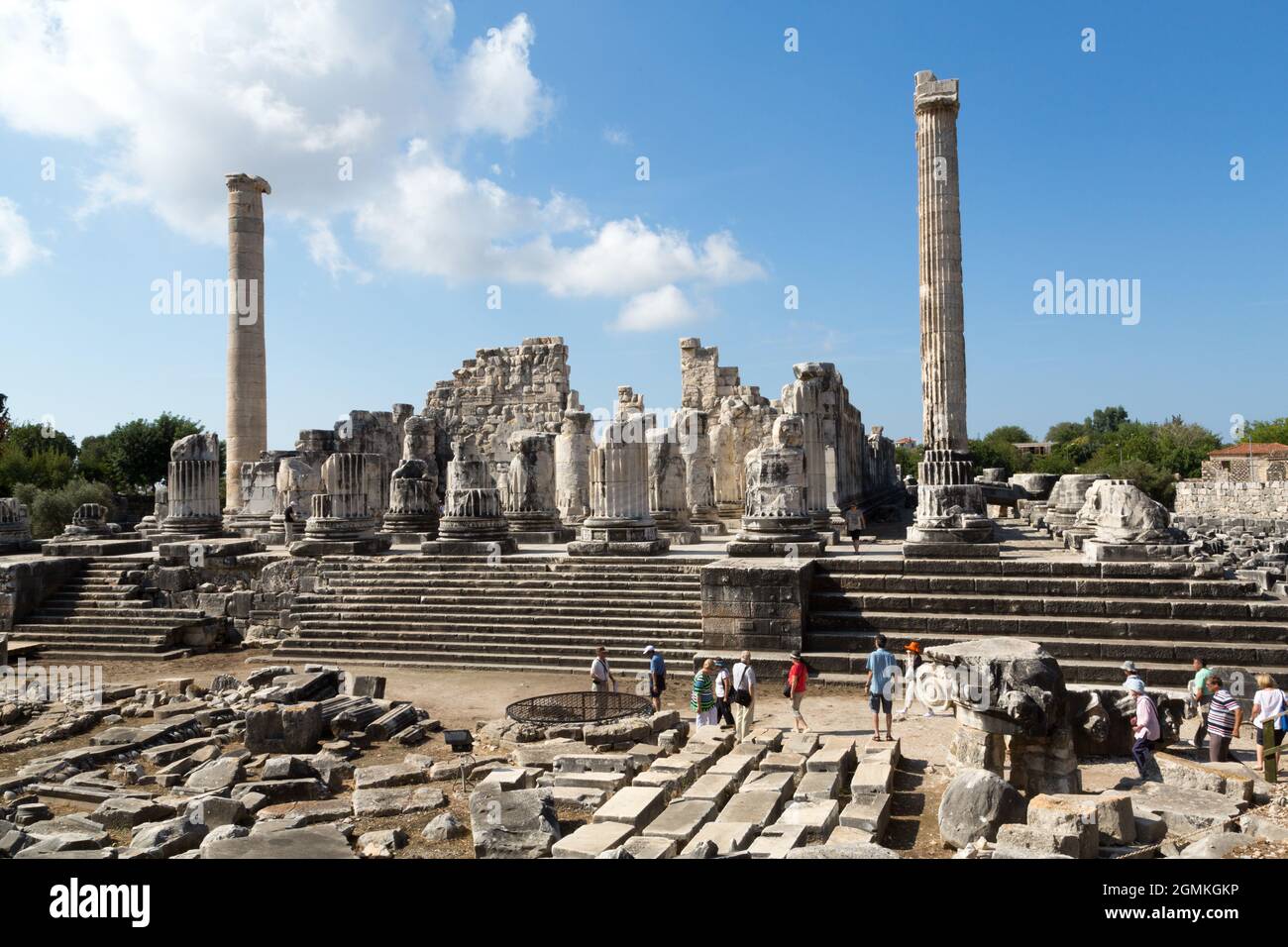 The Greek Temple of Apollo at Didim, Turkey Stock Photo - Alamy