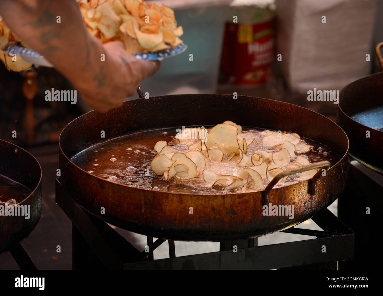 Food booth at festival hi-res stock photography and images - Alamy