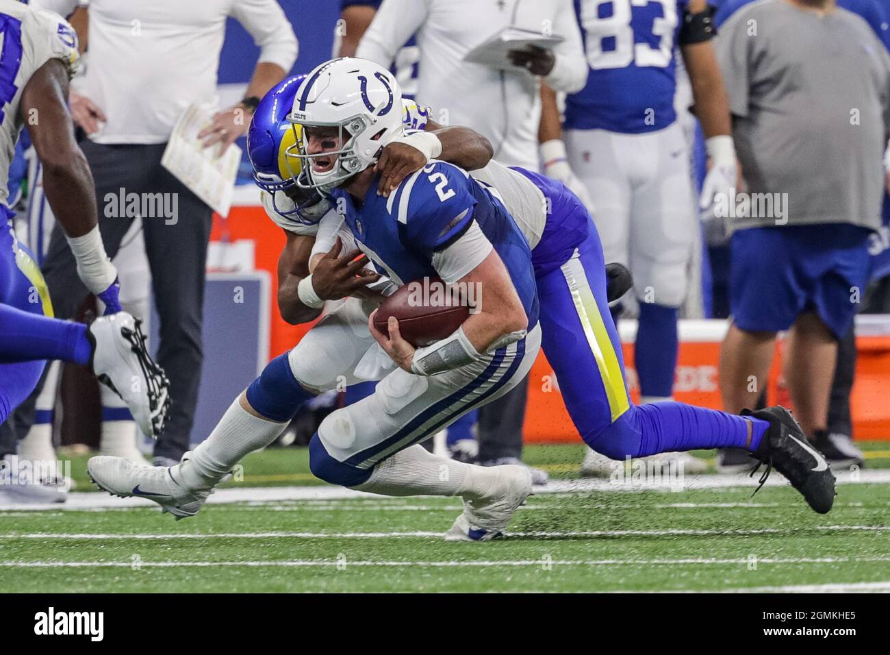 Indianapolis, Indiana, USA. 19th Sep, 2021. Indianapolis Colts ...