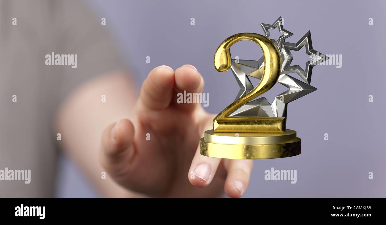 Rank 2 ribbon hi-res stock photography and images - Alamy