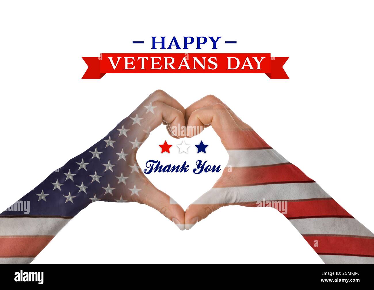 Happy veterans day hands hi-res stock photography and images - Alamy
