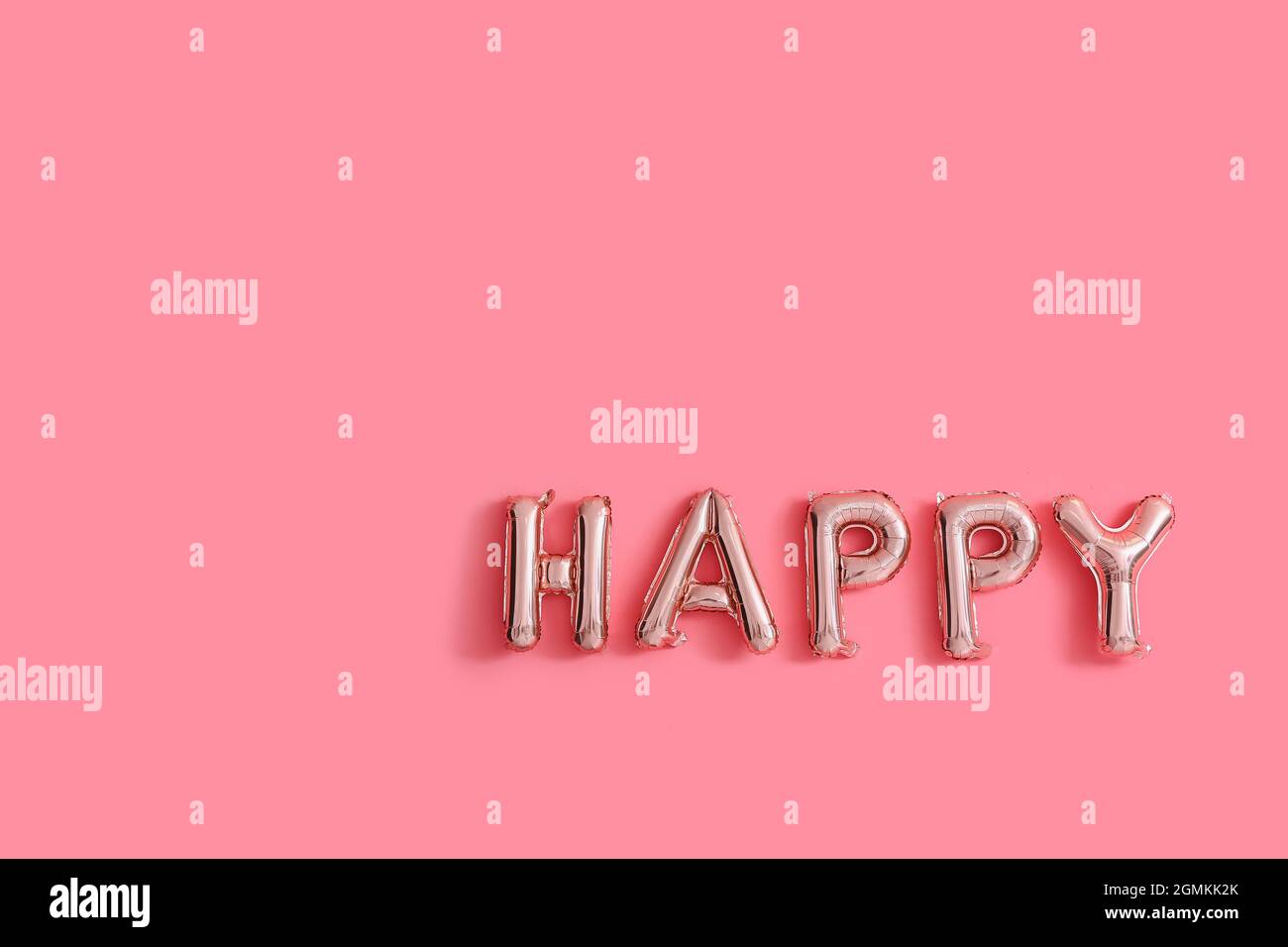 Happy birthday text balloons letters hi-res stock photography and ...