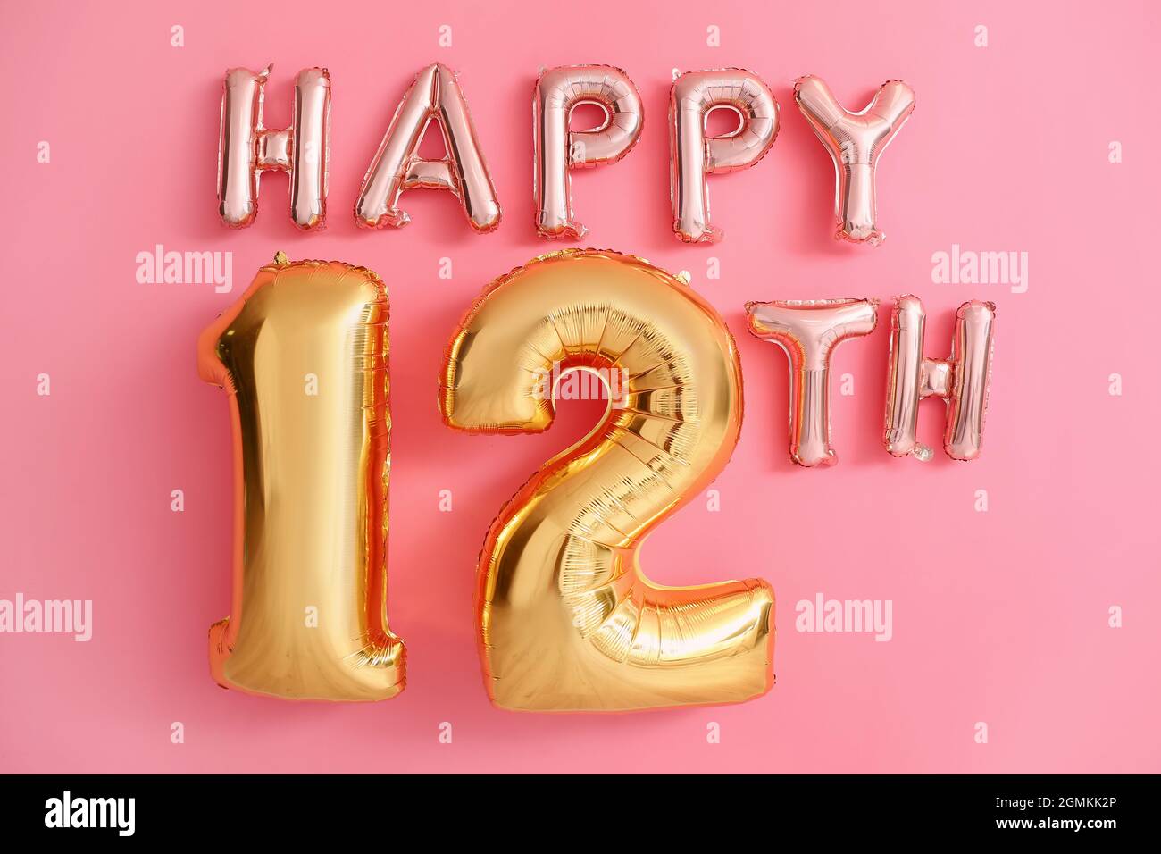 Happy 12th birthday hi-res stock photography and images - Alamy