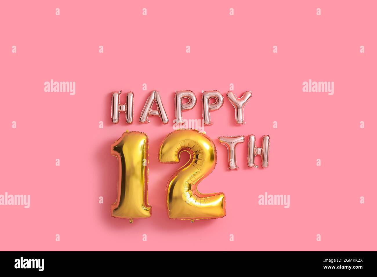 Happy 12th birthday hi-res stock photography and images - Alamy