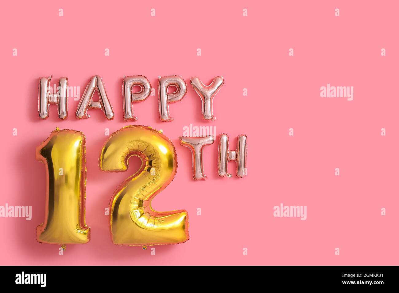 Happy 12th birthday hi-res stock photography and images - Alamy