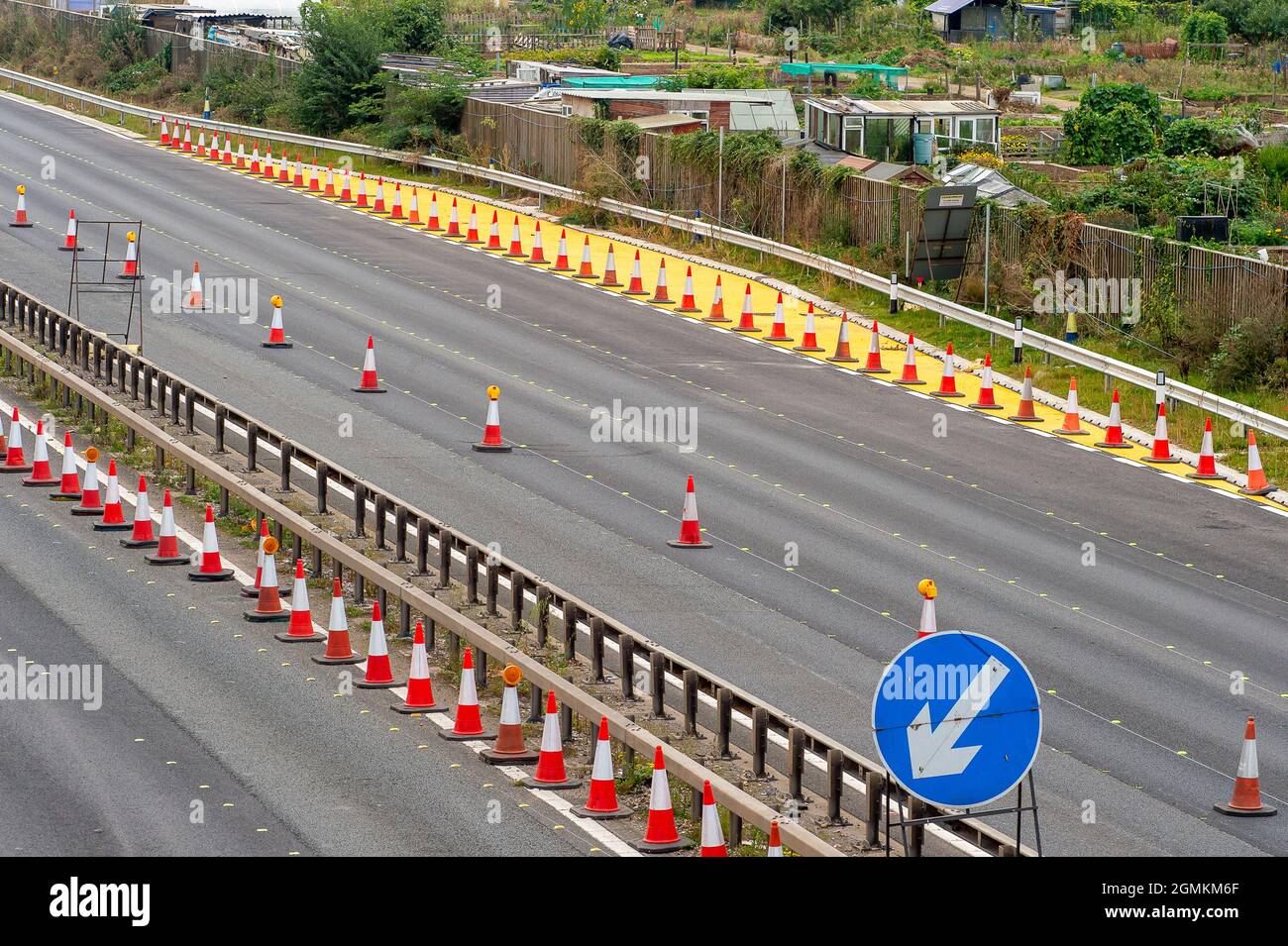 All lanes running motorway hi-res stock photography and images - Alamy