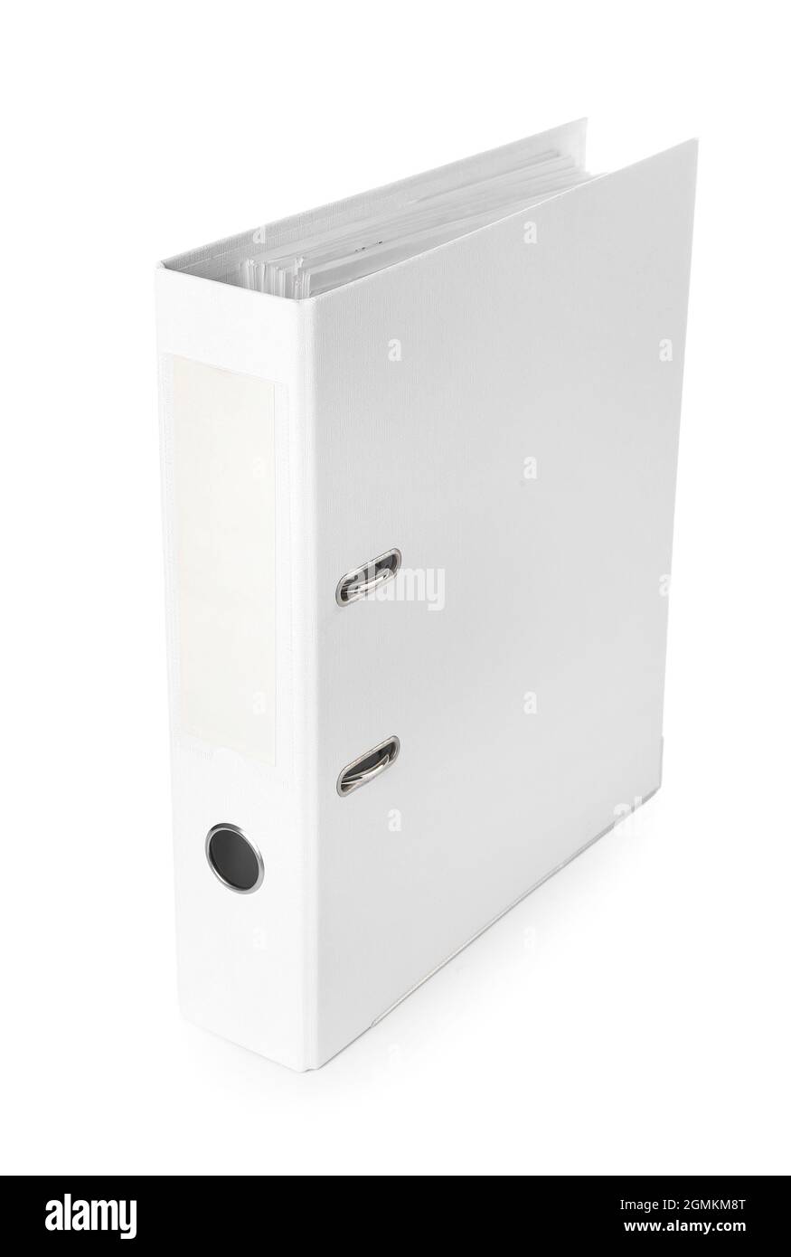 Office folder on white background Stock Photo - Alamy