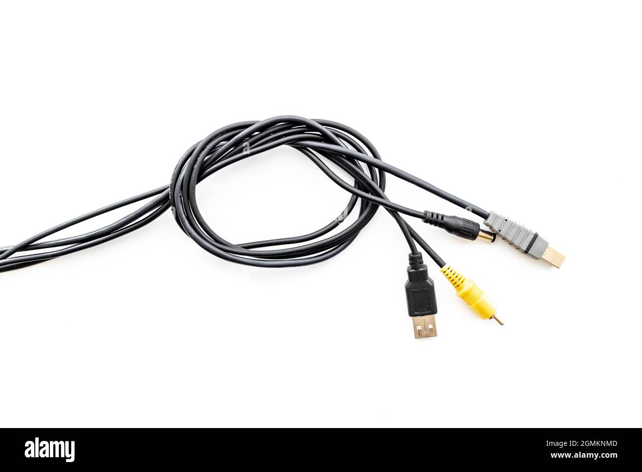 Laptop computer charging plug Cut Out Stock Images & Pictures - Alamy