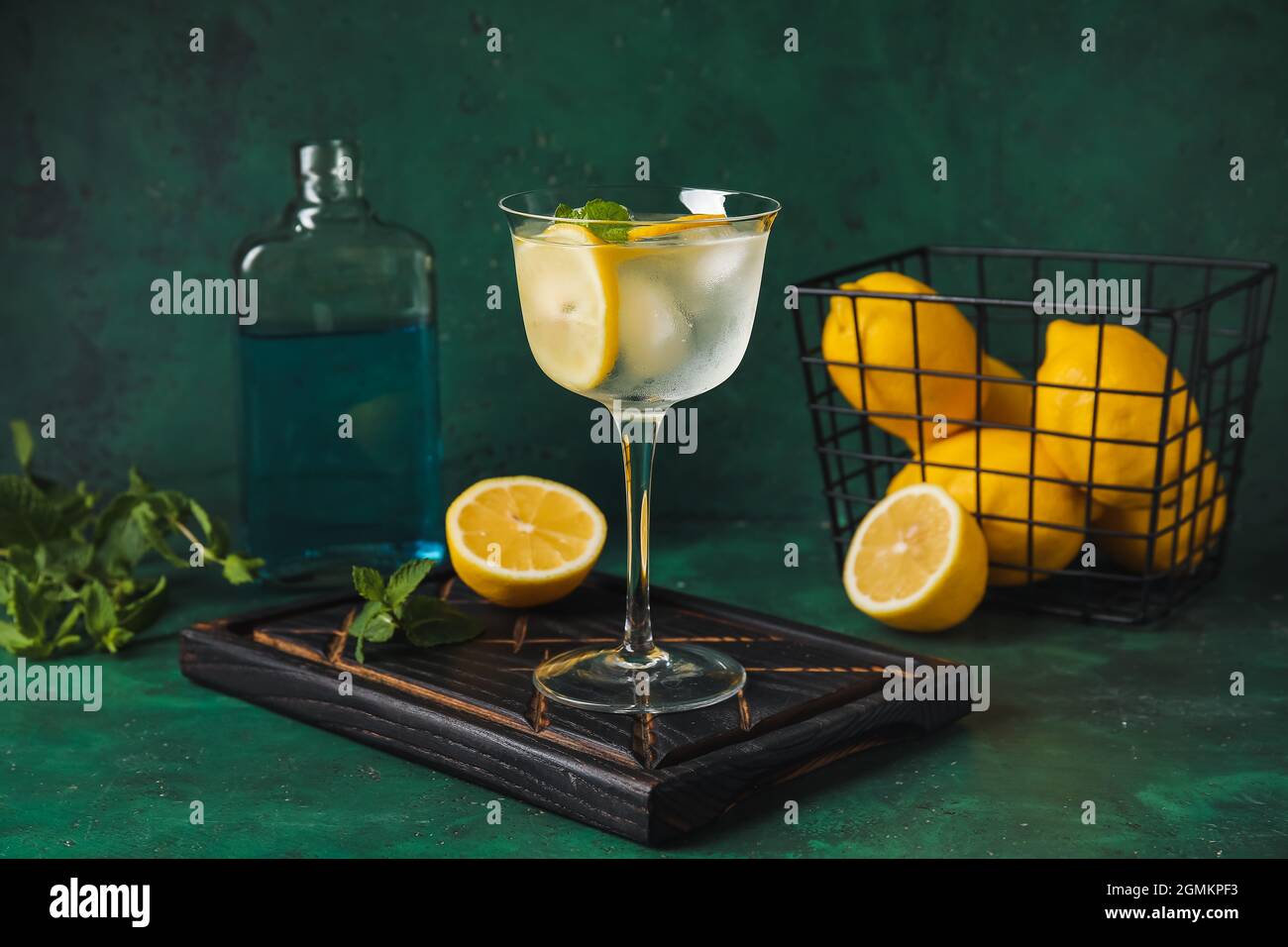 Making gin and tonic bottle hi-res stock photography and images - Alamy