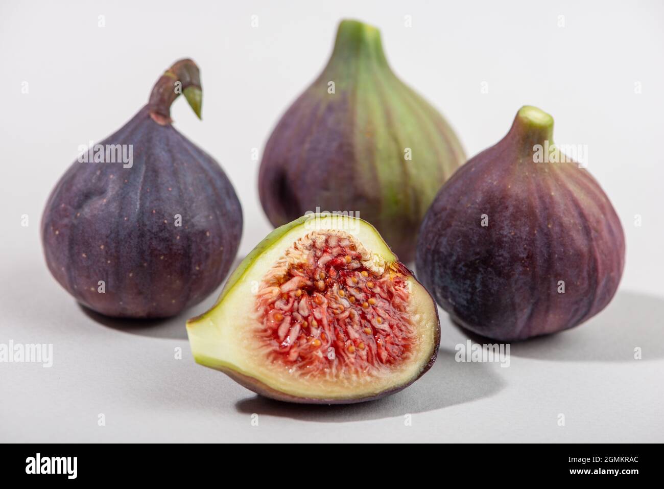 Fresh fig fruits isolated on white background Stock Photo - Alamy