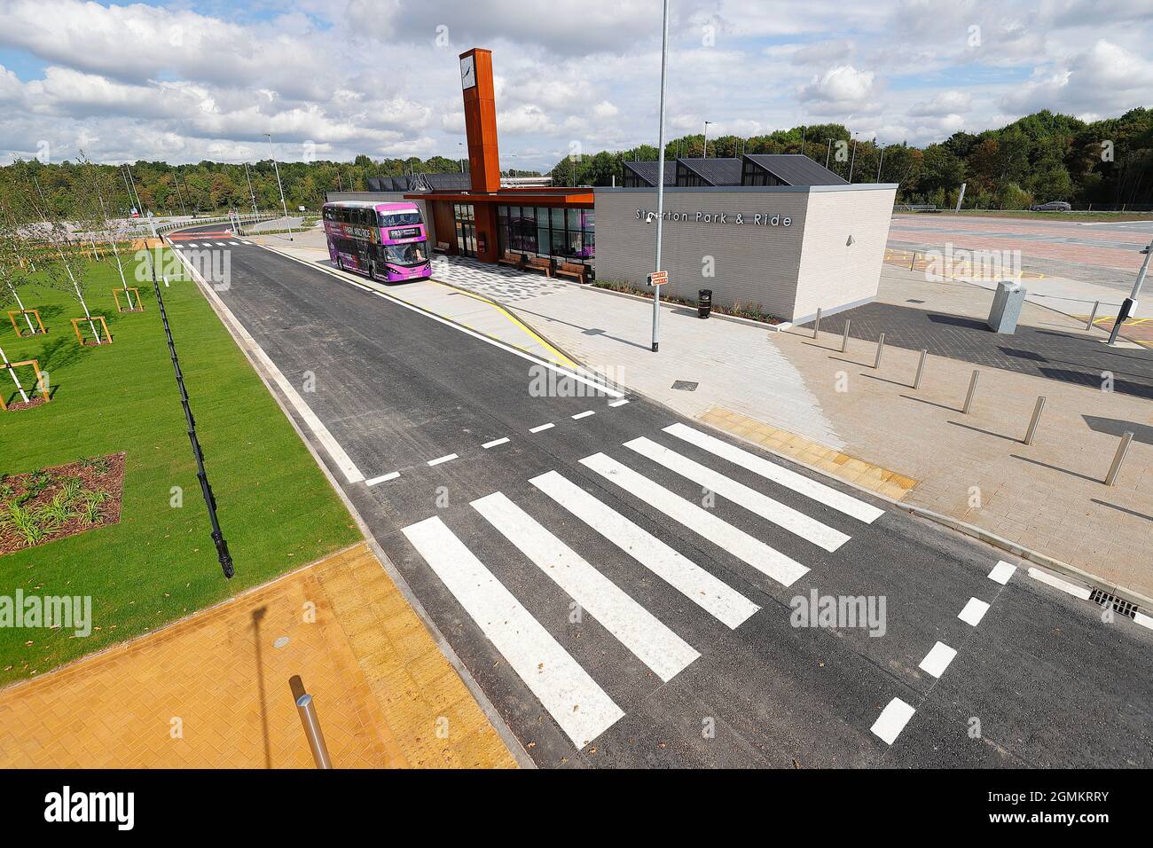 The new park & ride at Stourton in Leeds which boasts to be the first ...