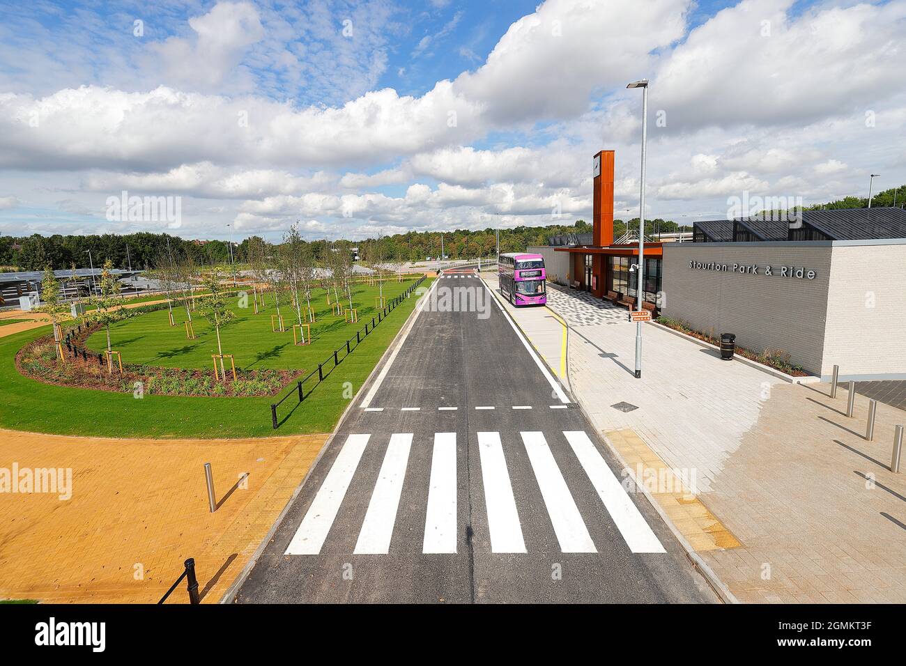 The new park & ride at Stourton in Leeds which boasts to be the first ...